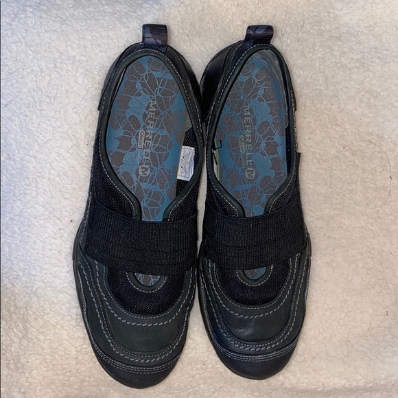 Merrell | Shoes | Merrell Mimosa Band Shoes Black Leather | Poshmark